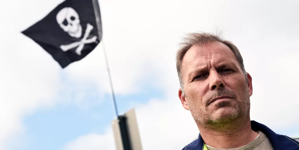 Heiste sjørøverflagget på Oslo Havn | FriFagbevegelse