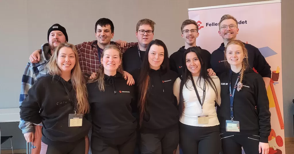 Her er det nye ungdomsutvalget i Fellesforbundet: – Vi vil sørge for at unge blir hørt ...