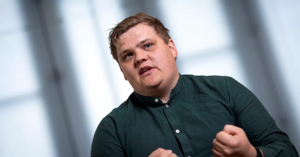 Ny AUF-leder: Gaute Skjervø (29) er «den voksne i rommet ...